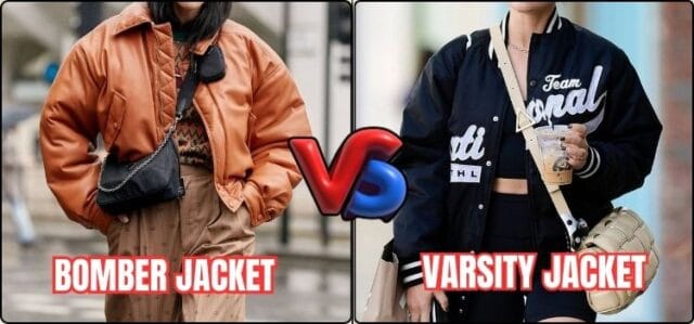 Bomber Jacket Vs Varsity Jacket: Key Differences