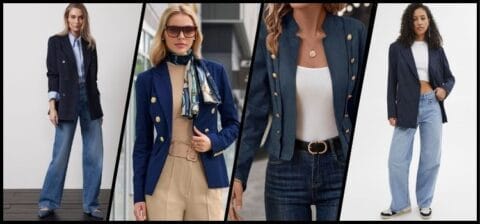 12 Must-Try Navy Blazer Outfits For Women