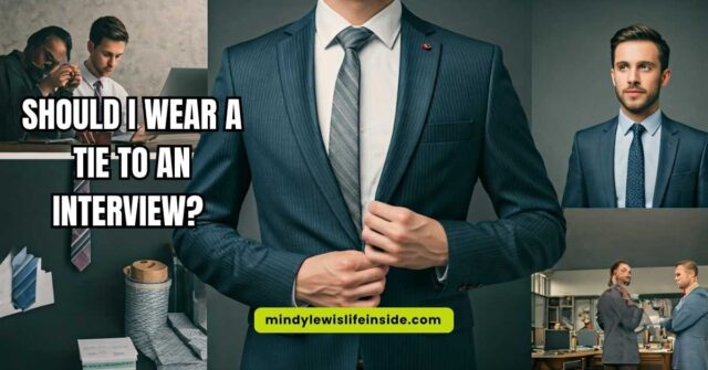 Should I Wear A Tie To An Interview? Dress Code Tips